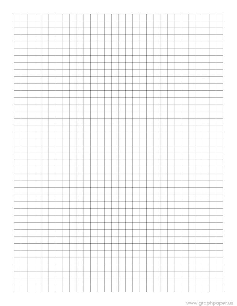 8.5 x 11 Graph Paper Printable [Black and Blue Grid]