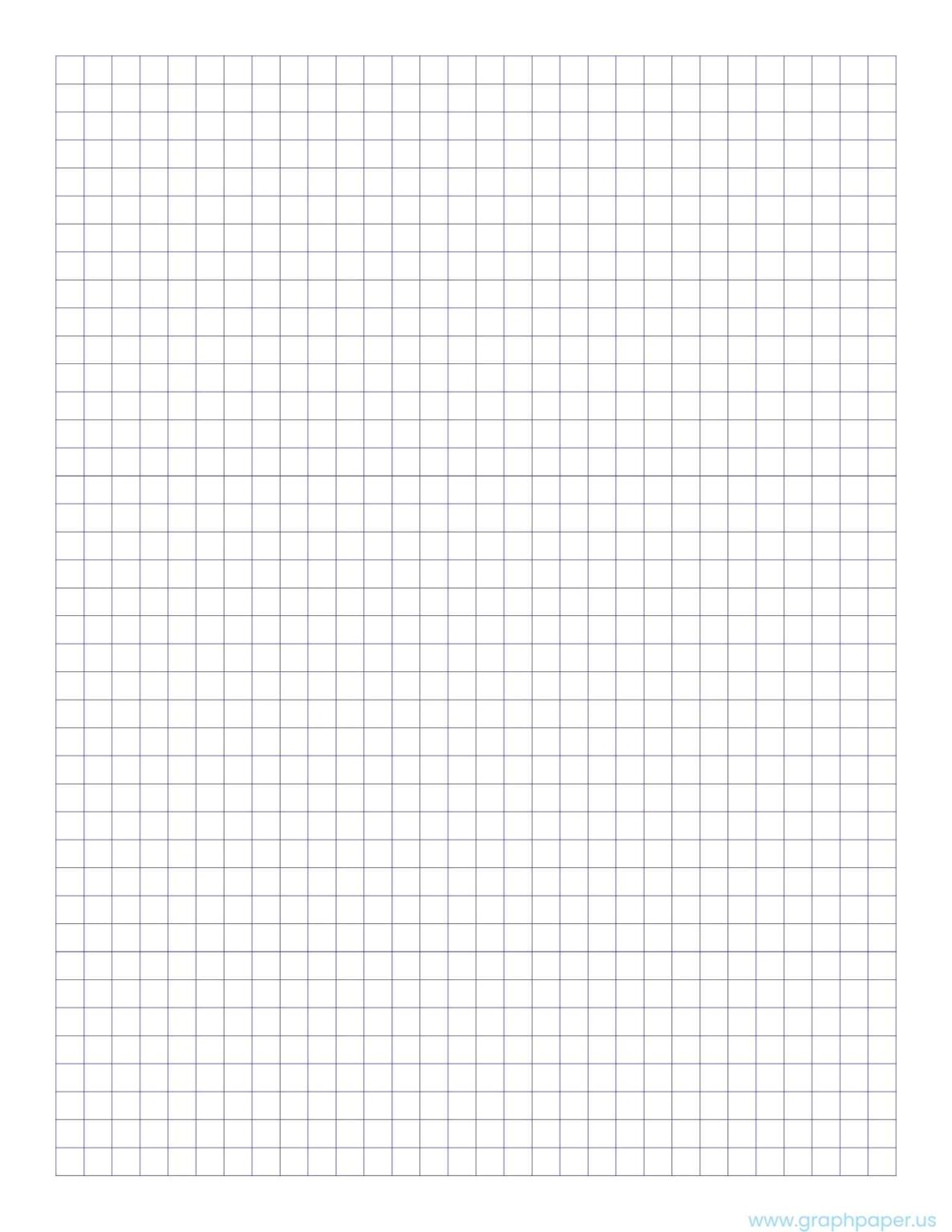 8.5 x 11 Graph Paper Printable [Black and Blue Grid]