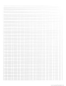 Printable Graph Paper 1/8 Inch [Black and Blue Grid]