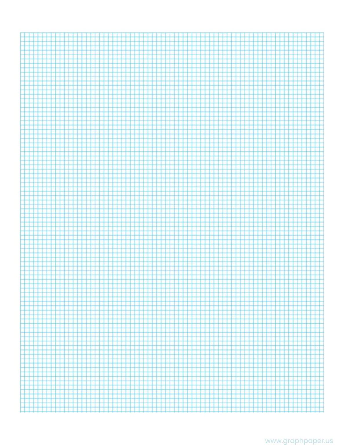 Printable Graph Paper 1/8 Inch [Black and Blue Grid]