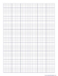 Knitting Graph Paper [Black and Blue Grid] - Free Printable Graph Paper [Online, PDF, Editable]